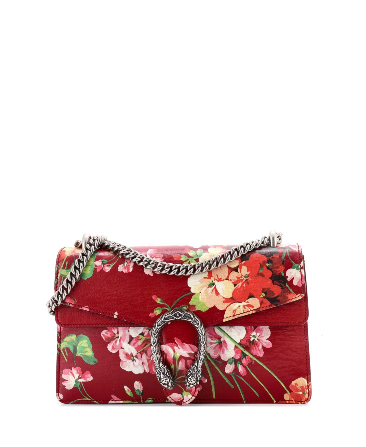 Click here for Pre-Owned Gucci Small Dionysus Bag Blooms Print Le... prices