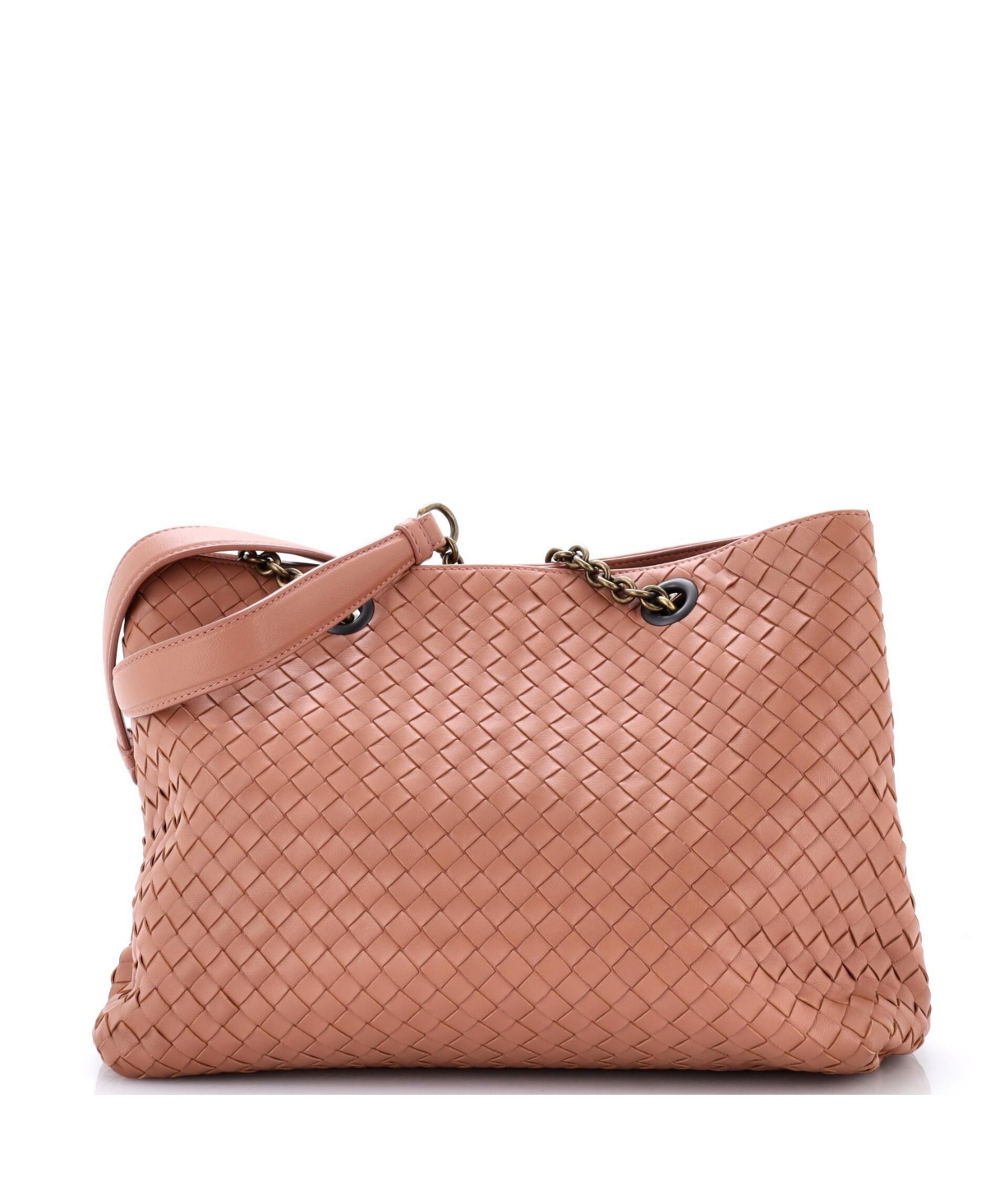 Click here for Pre-Owned Bottega Veneta Medium Double Chain Tote... prices
