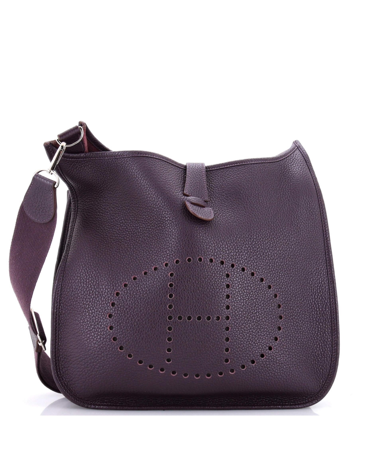 Click here for Pre-Owned Hermes Gm Evelyne Bag Gen Iii Clemence -... prices