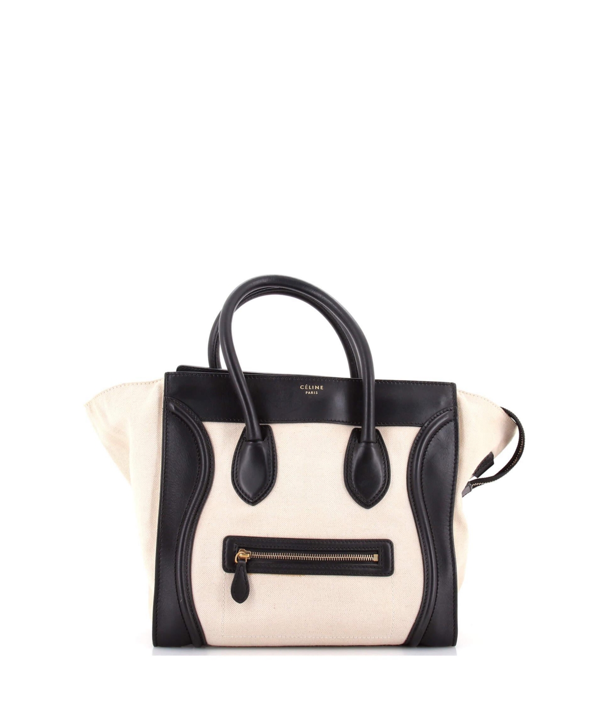 Click here for Pre-Owned Celine Mini Luggage Bag Canvas and Leath... prices