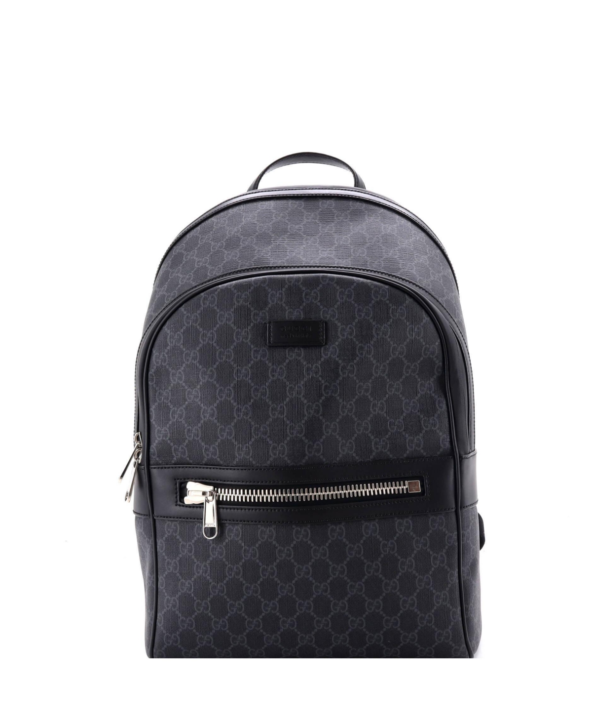 Click here for Pre-Owned Gucci Medium Front Zip Pocket Backpack G... prices