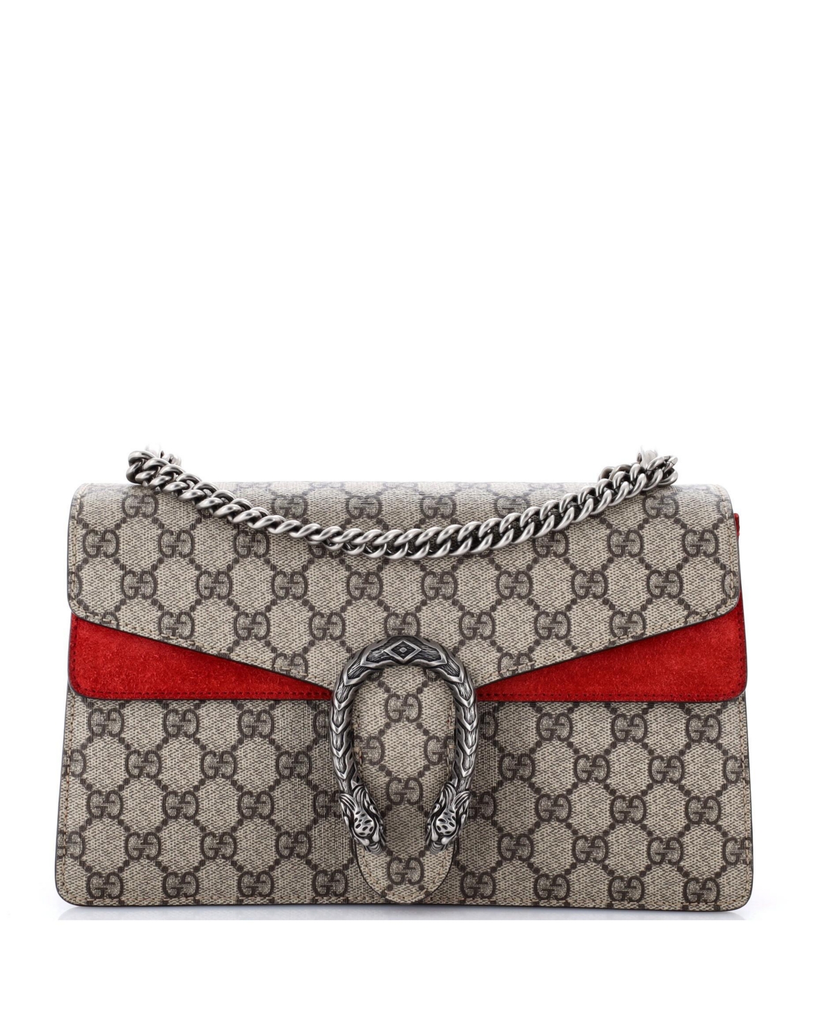 Click here for Pre-Owned Gucci Small Dionysus Bag Gg Coated Canva... prices