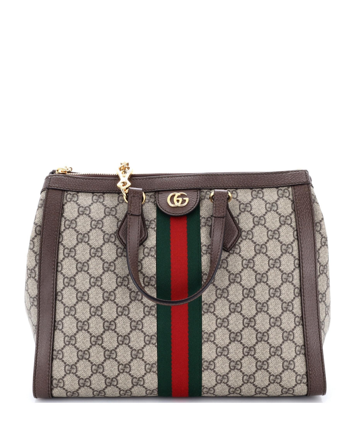 Click here for Pre-Owned Gucci Medium Ophidia Top Handle Tote Gg... prices