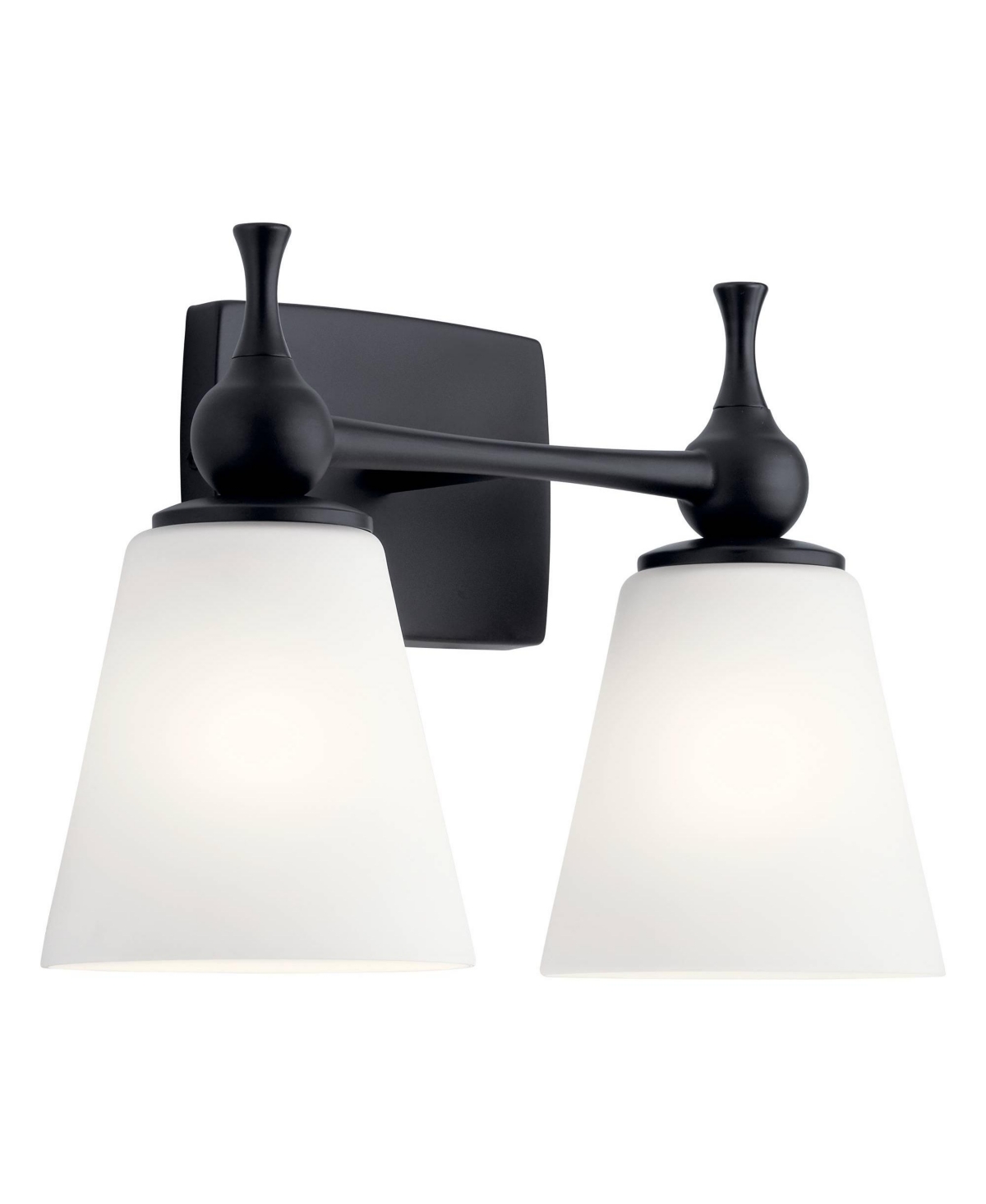 Click here for Kichler Cosabella 10 1/4 High 2-Light Black Wall S... prices