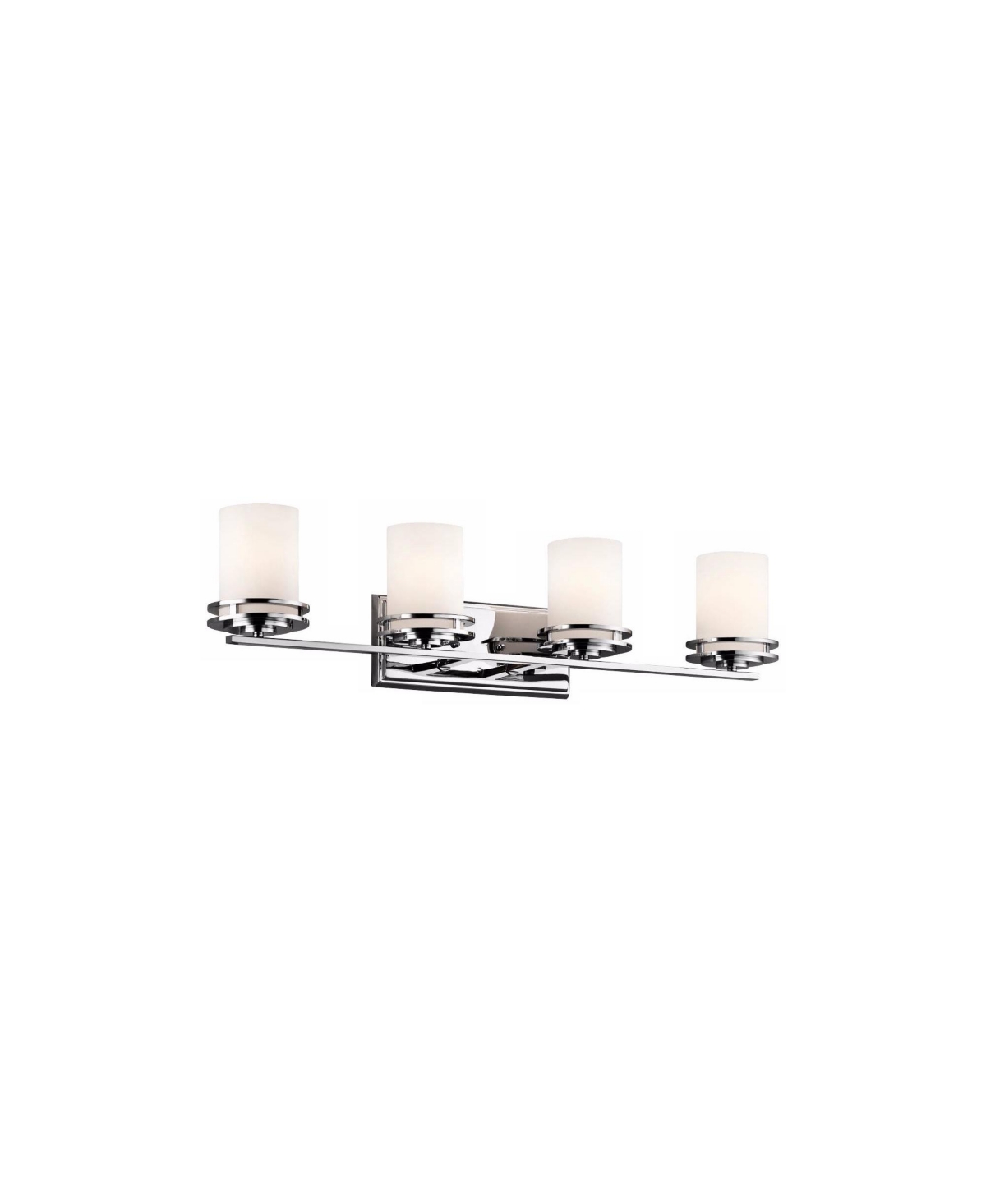 Click here for Kichler Hendrik 33 3/4 Chrome Finish and Satin Opa... prices