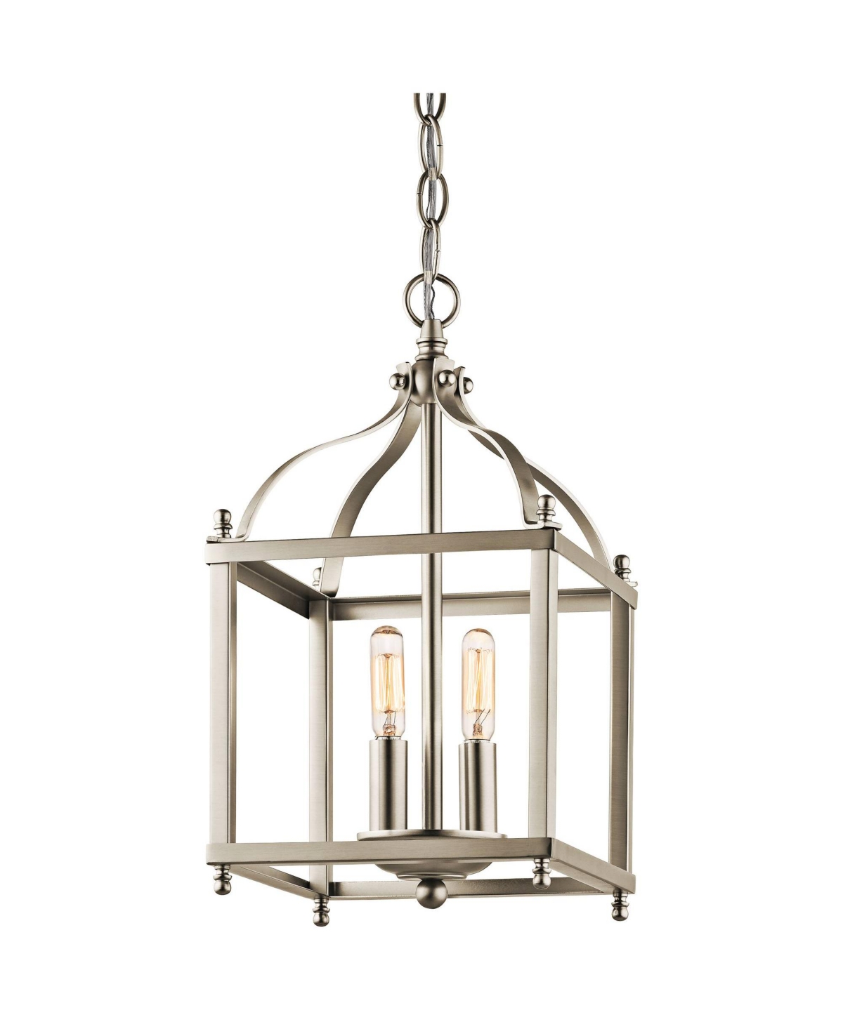 Click here for Kichler Larkin 8 Wide 2-Light Brushed Nickel Open... prices