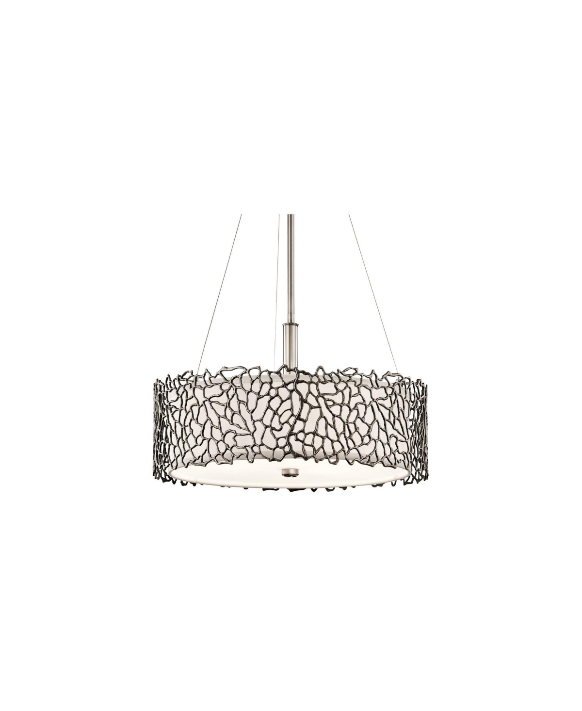 Click here for Kichler Silver Coral 18 1/4 Wide Classic Pewter Pe... prices