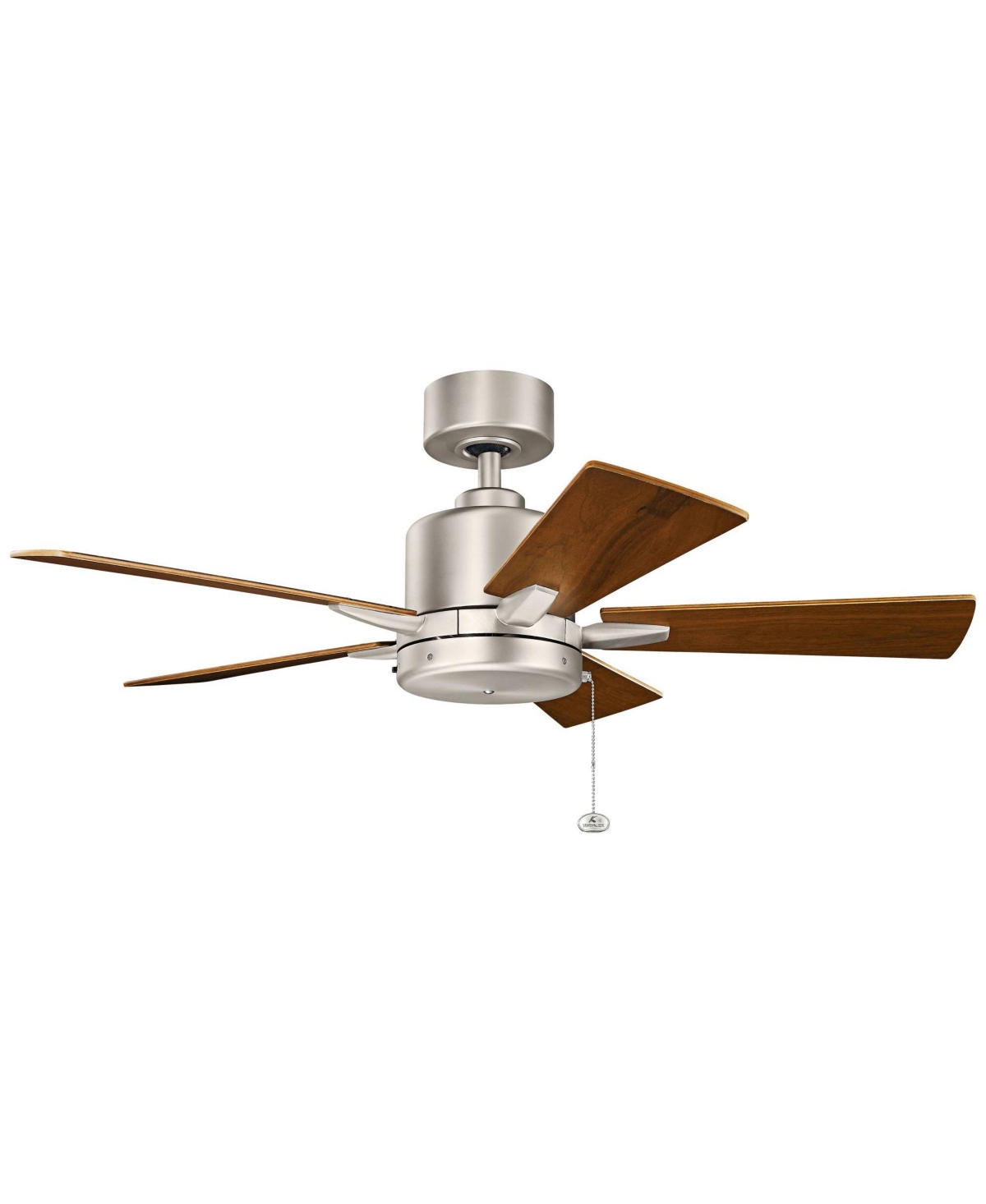 Click here for 42 Kichler Bowen Brushed Nickel Ceiling Fan with P... prices