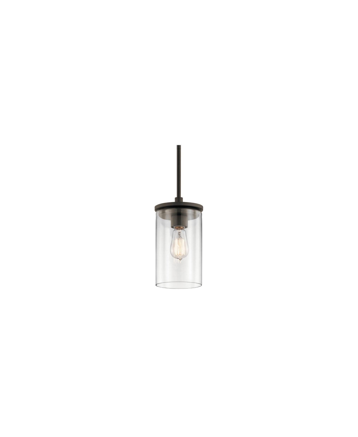 Click here for Kichler Crosby 6 Wide Olde Bronze 1-Light Clear Gl... prices
