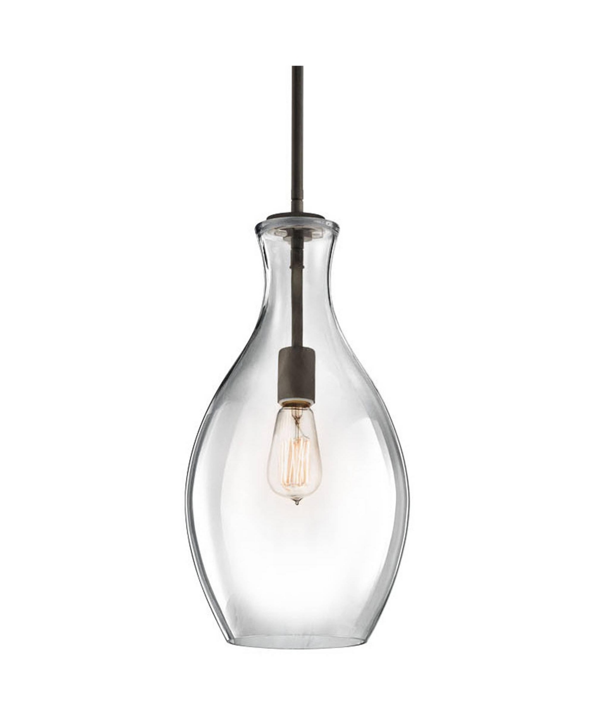 Click here for Kichler Everly 8 3/4 Wide Olde Bronze Mini Pendant... prices