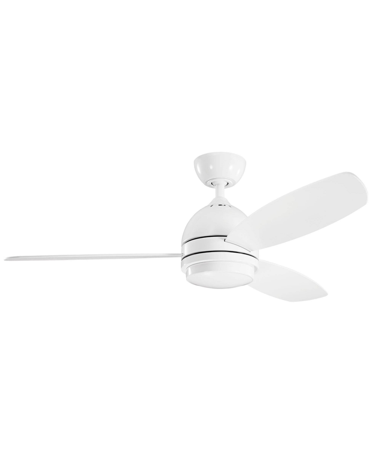 Click here for 52 Kichler Vassar White Modern Led Ceiling Fan wit... prices