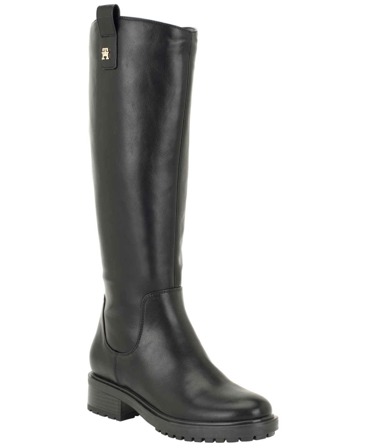 Click here for Tommy Hilfiger Womens Ashere Wide-Calf Lug Sole Ri... prices
