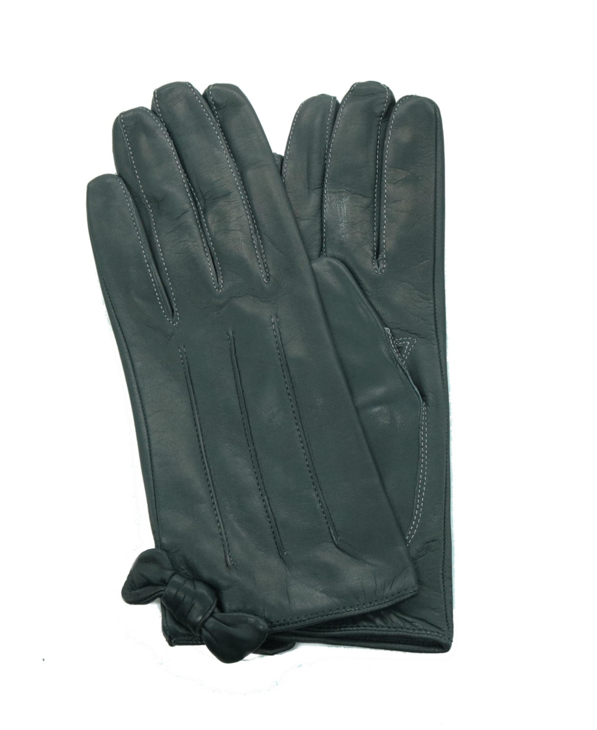Click here for Portolano Bow Leather Gloves - Cincilla prices