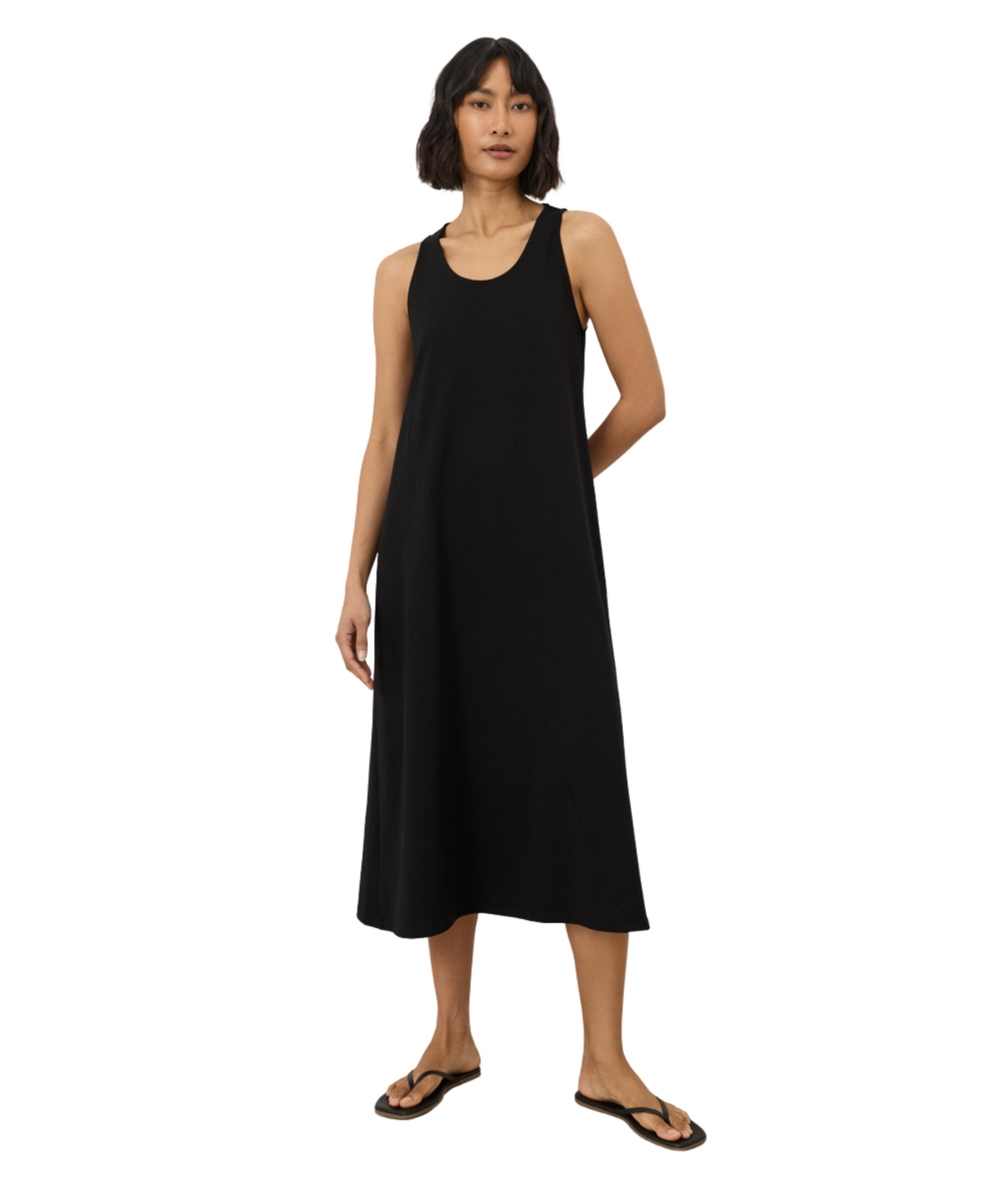 Click here for Pact Womens Fit and Flare Asymmetrical Dress Made... prices
