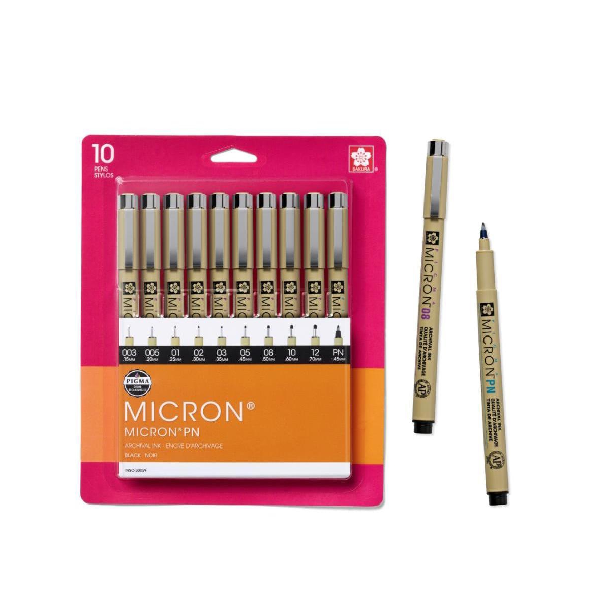 Click here for Sakura Pigma Micron Black Ink Multi-tip Set  10 Pa... prices