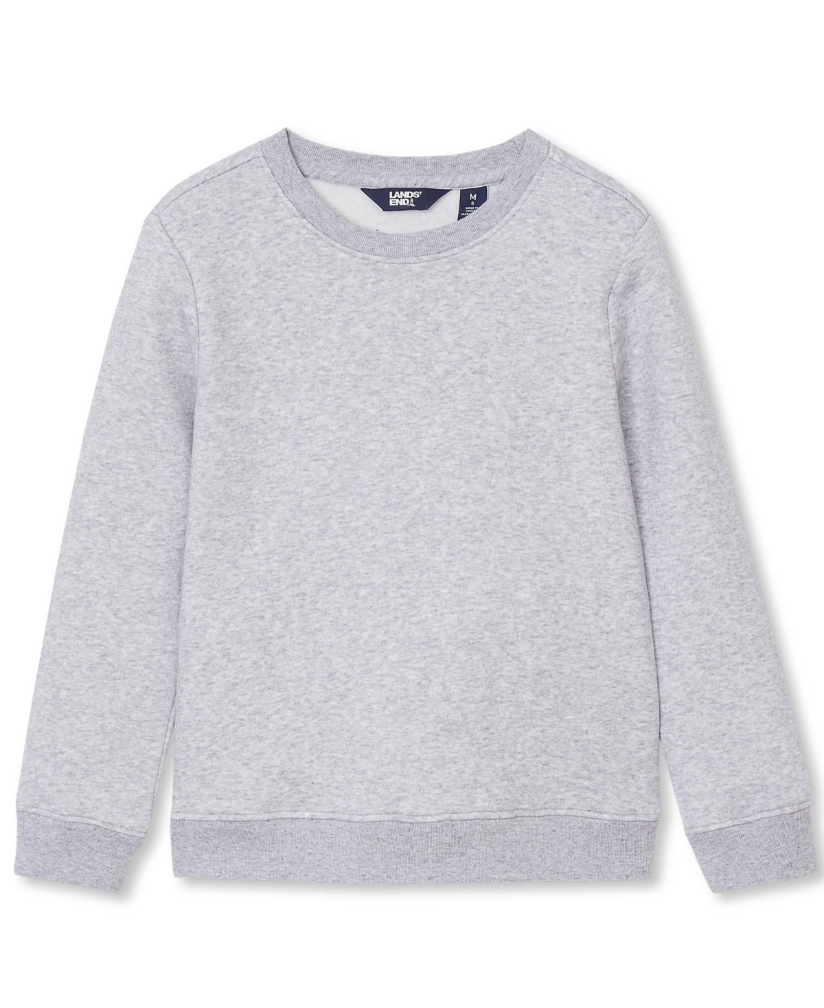 Click here for Lands End Kids Relaxed Fit Fleece Crewneck Sweatsh... prices