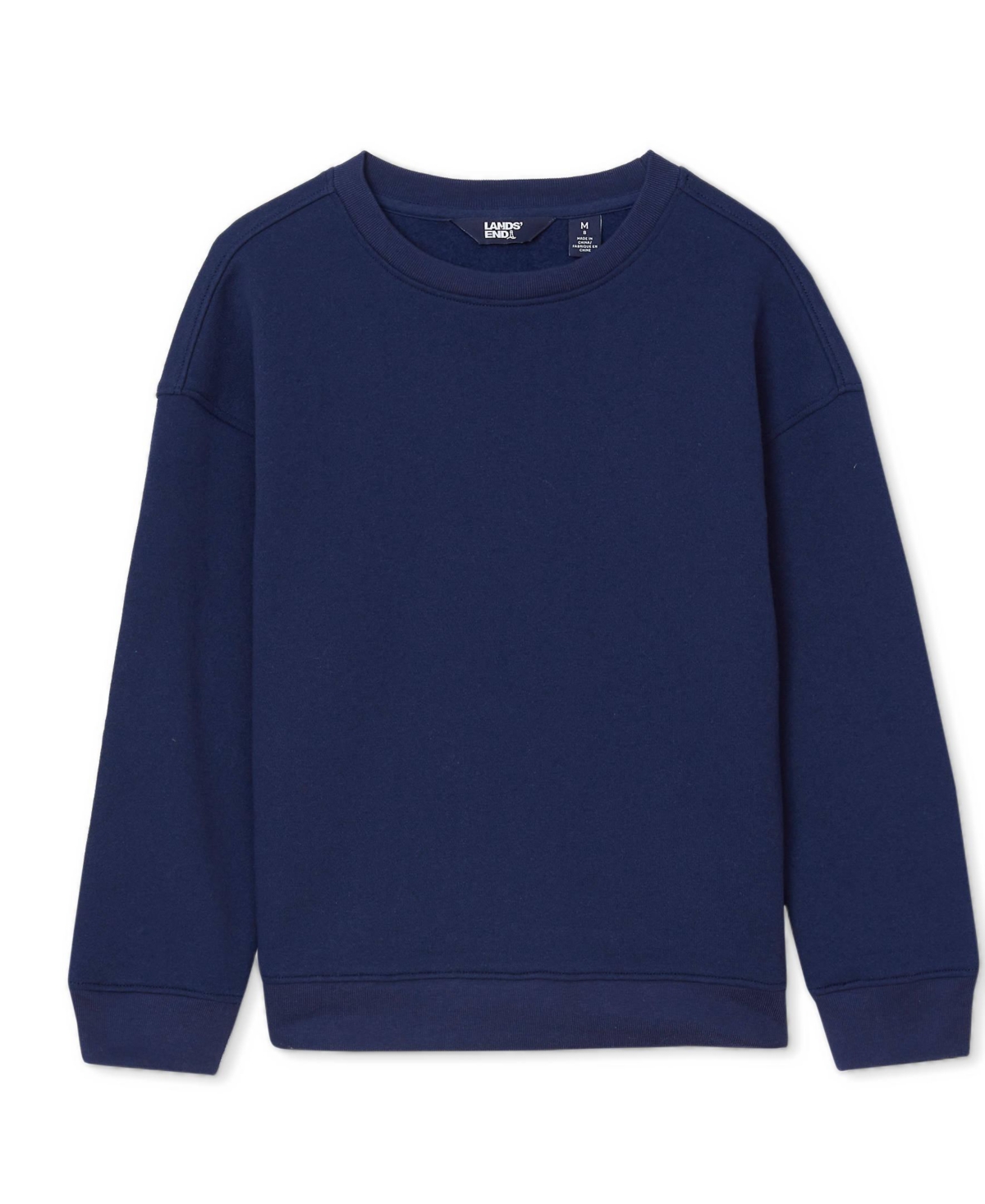 Click here for Lands End Kids Relaxed Fit Fleece Crewneck Sweatsh... prices