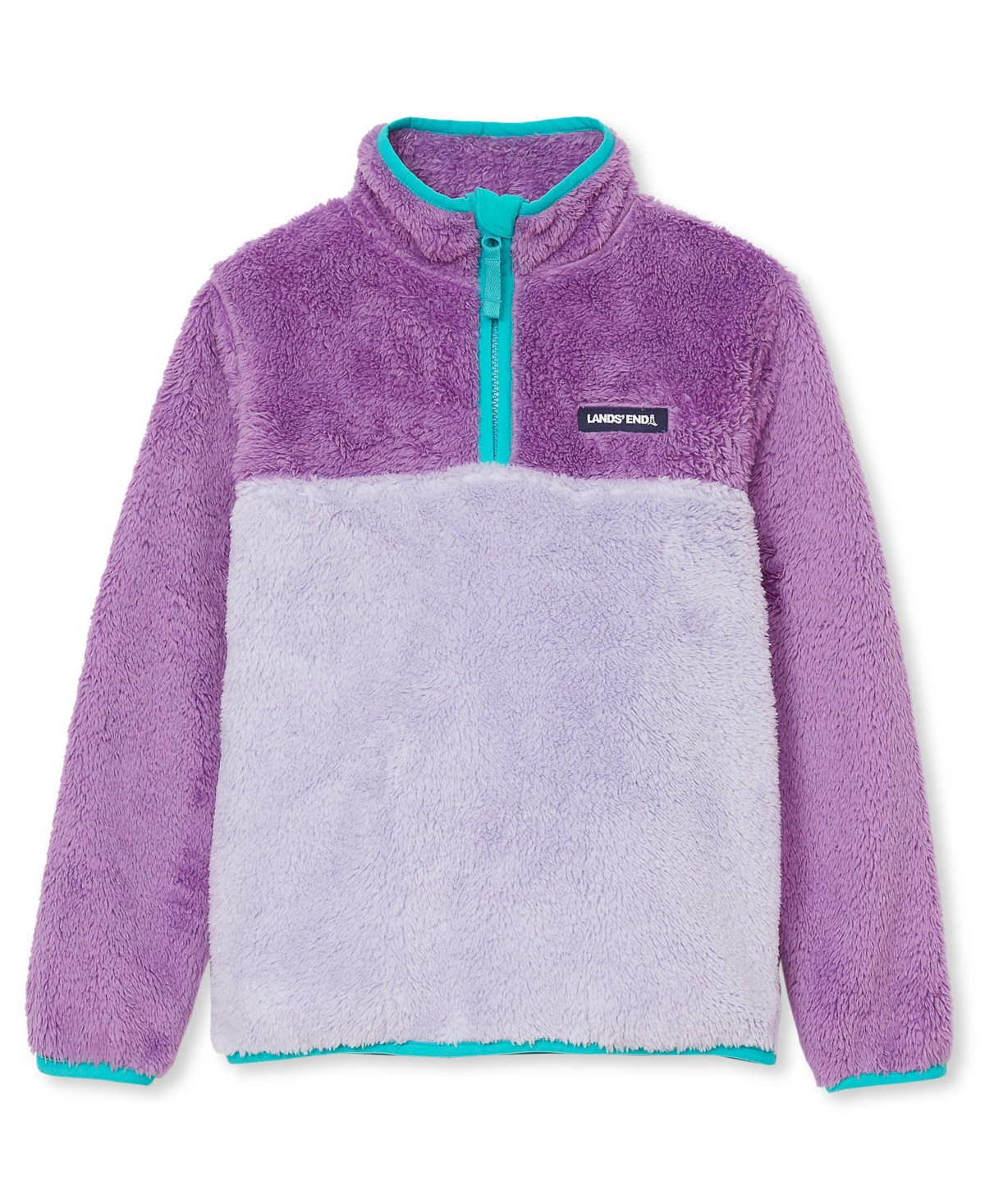 Click here for Lands End Kids Heritage Fleece Quarter Zip Pullove... prices