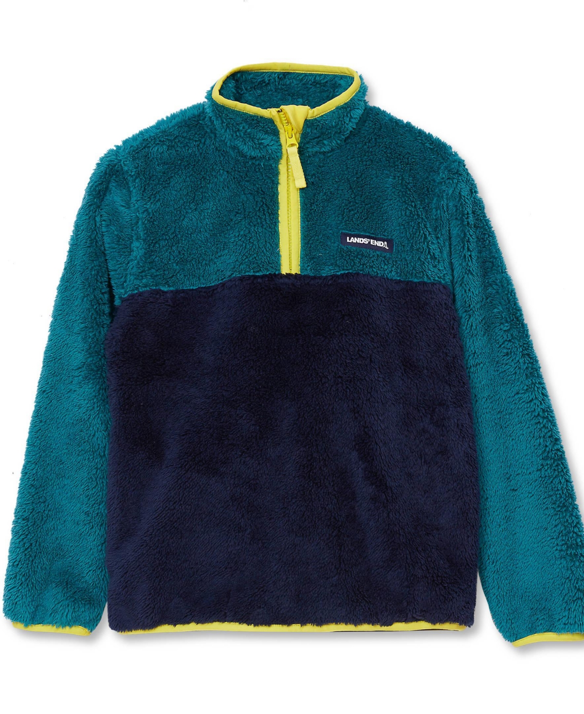 Click here for Lands End Kids Heritage Fleece Quarter Zip Pullove... prices