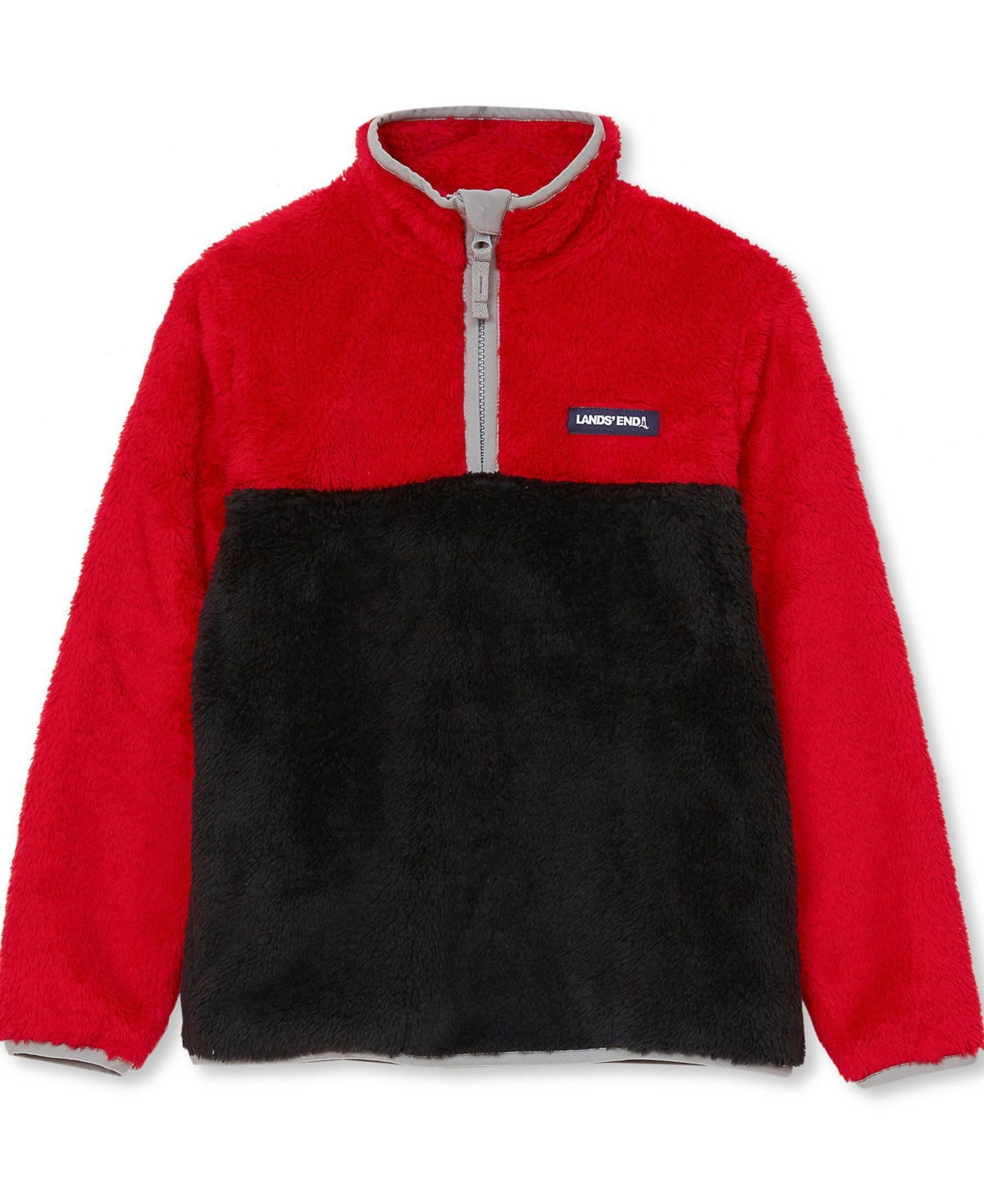 Click here for Lands End Kids Heritage Fleece Quarter Zip Pullove... prices