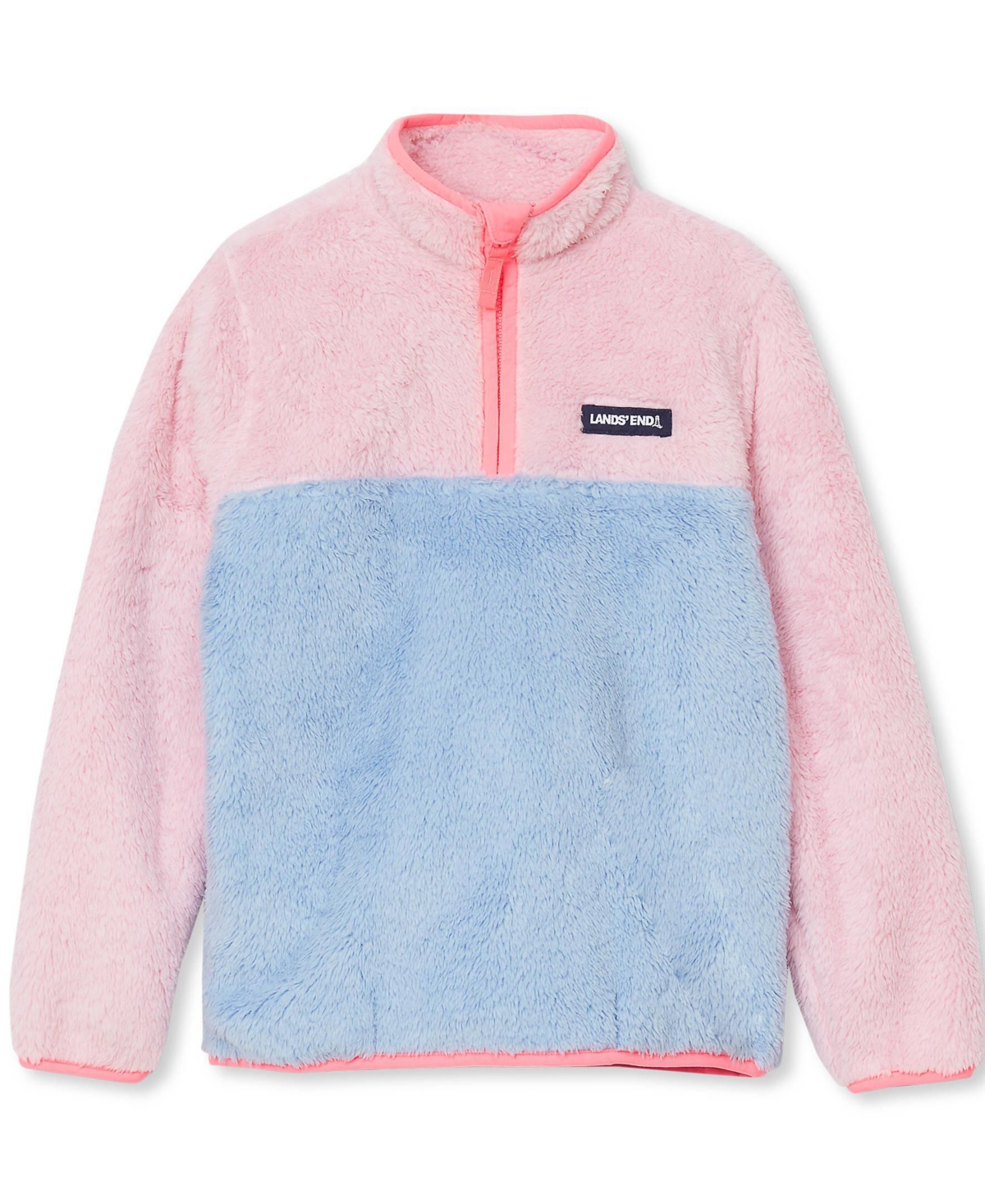 Click here for Lands End Kids Heritage Fleece Quarter Zip Pullove... prices