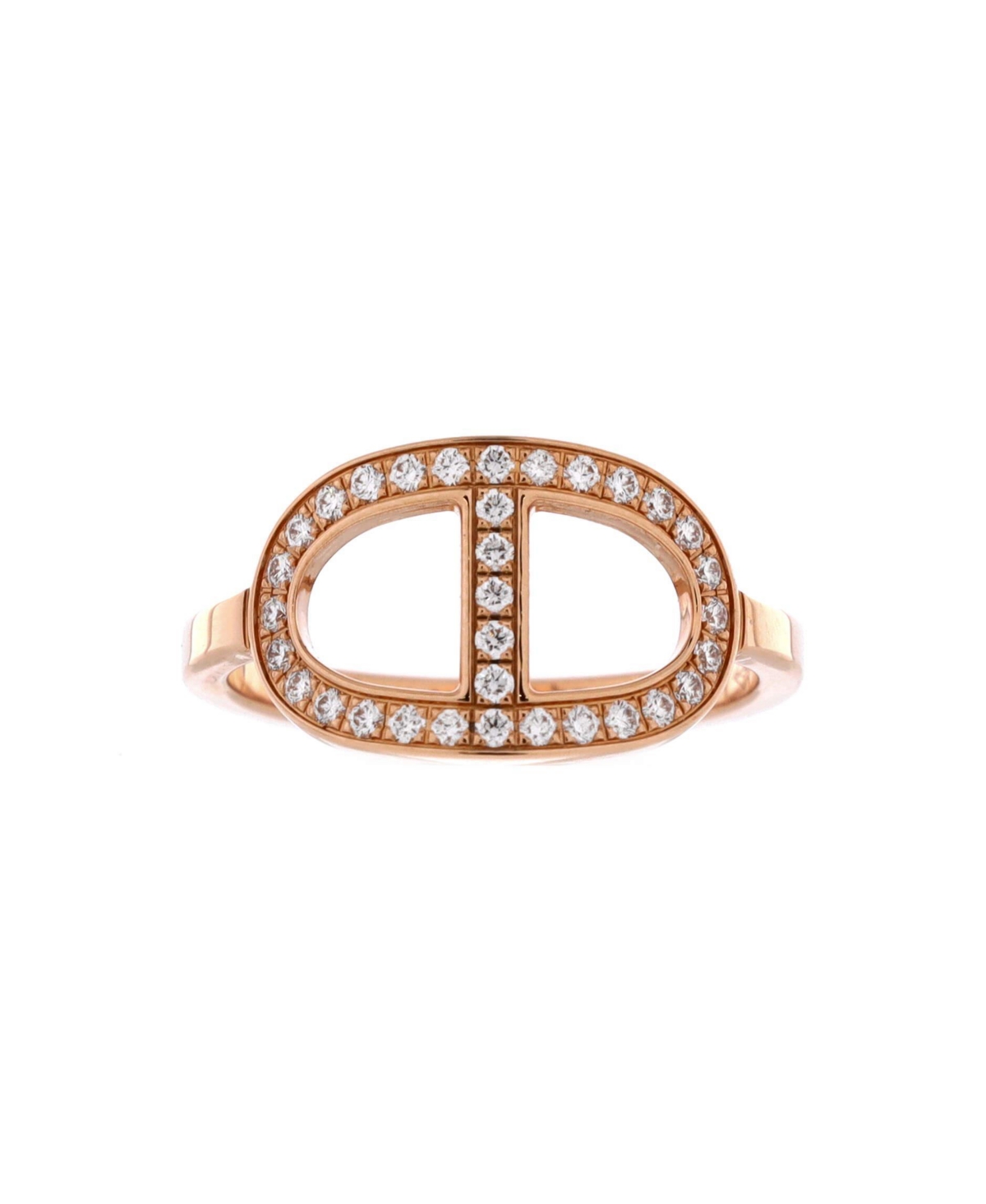 Click here for Pre-Owned Hermes Chaine dAncre Contour Ring - 18k... prices