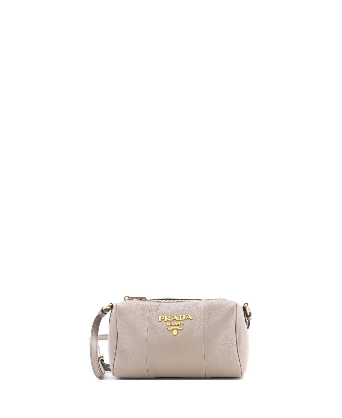 Click here for Pre-Owned Prada Mini Barrel Crossbody Bag Vitello... prices