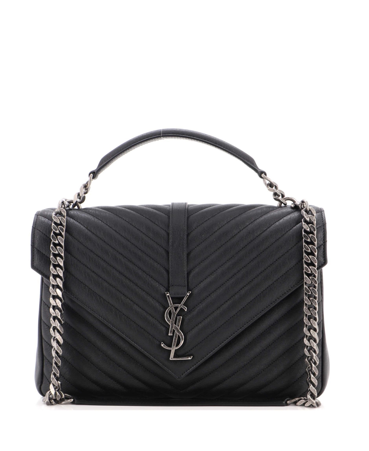 Click here for Pre-Owned Saint Laurent Large Classic Monogram Col... prices
