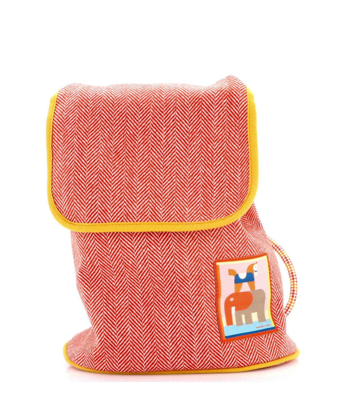 Click here for Pre-Owned Hermes Les Cabanes Backpack Embroidered... prices