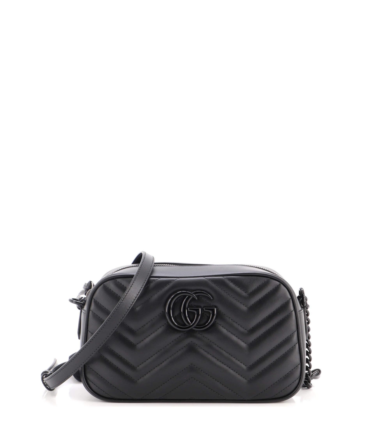 Click here for Pre-Owned Gucci Small Gg Marmont Monochrome Should... prices