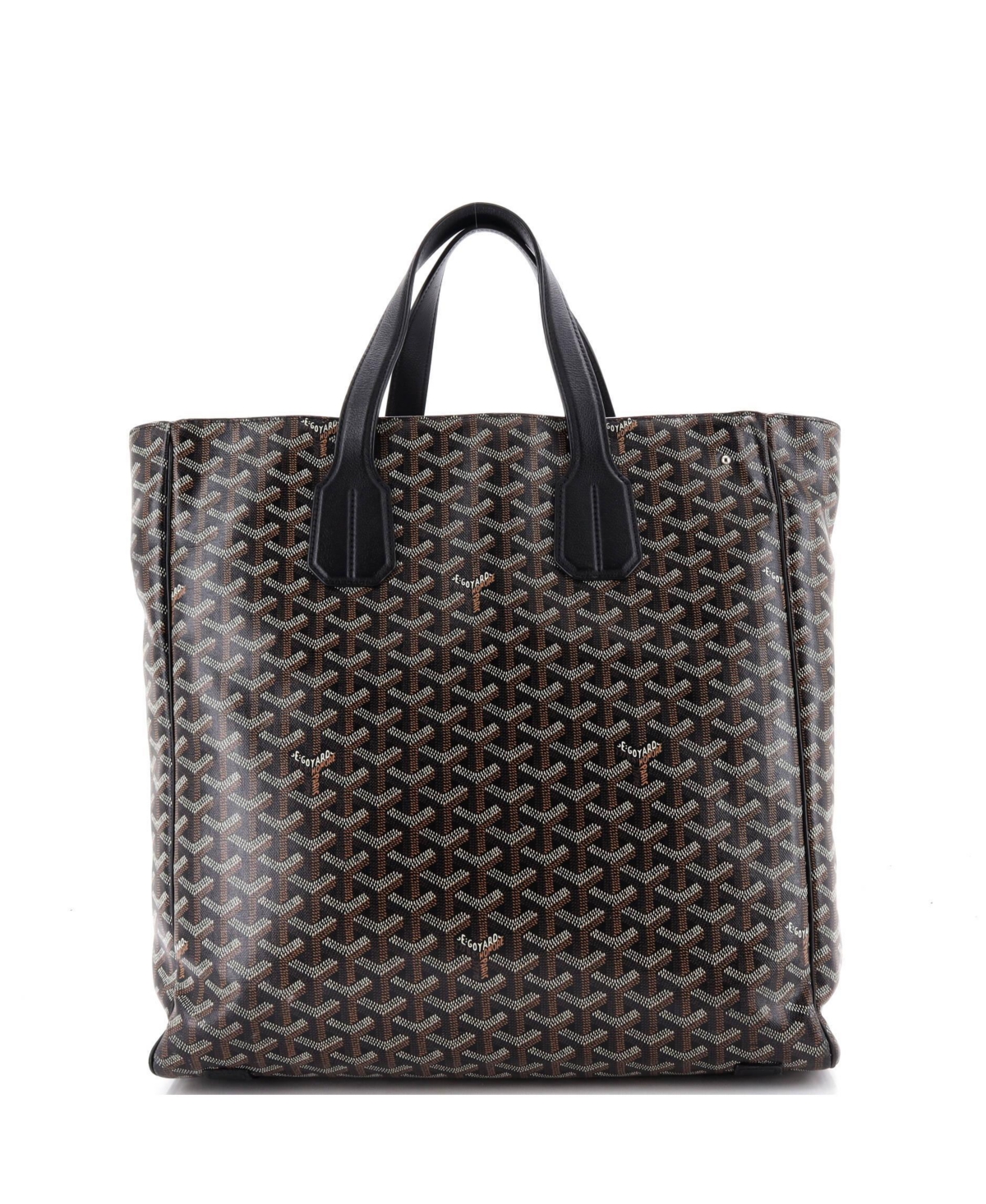 Click here for Pre-Owned Goyard Voltaire Iii Tote Coated Canvas -... prices