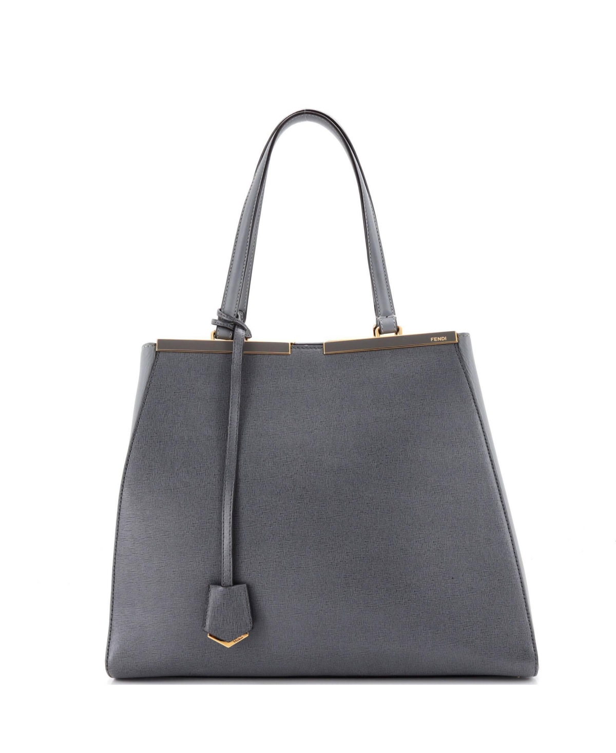 Click here for Pre-Owned Fendi Large 3Jours Bag Leather - Grey prices