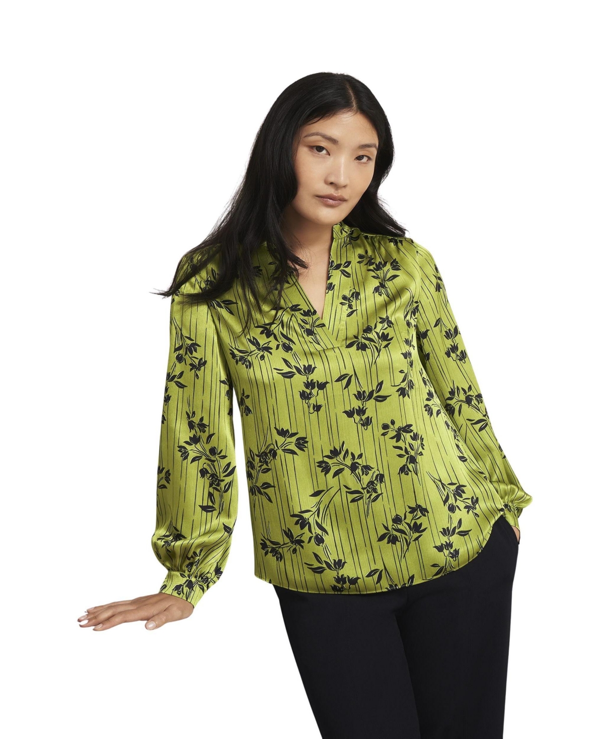 Click here for Hobbs London Womens Carly Floral Midi Dress - Gree... prices
