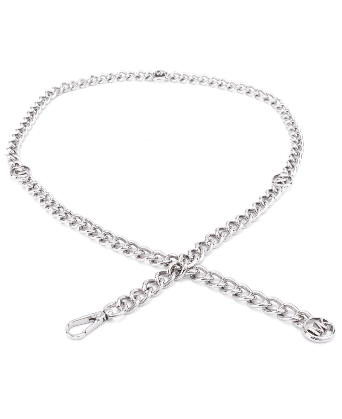 Click here for Michael Michael Kors Womens Mk Logo Metal Chain Be... prices