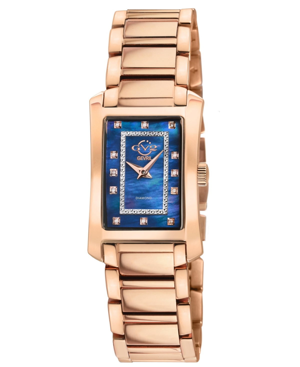 Click here for GV2 Womens Luino Swiss Quartz Ip Rose Stainless St... prices