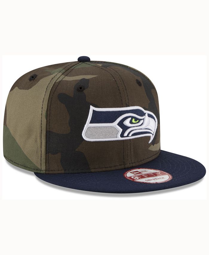 New Era Seattle Seahawks Camo Two Tone 9FIFTY Snapback Cap - Macy's