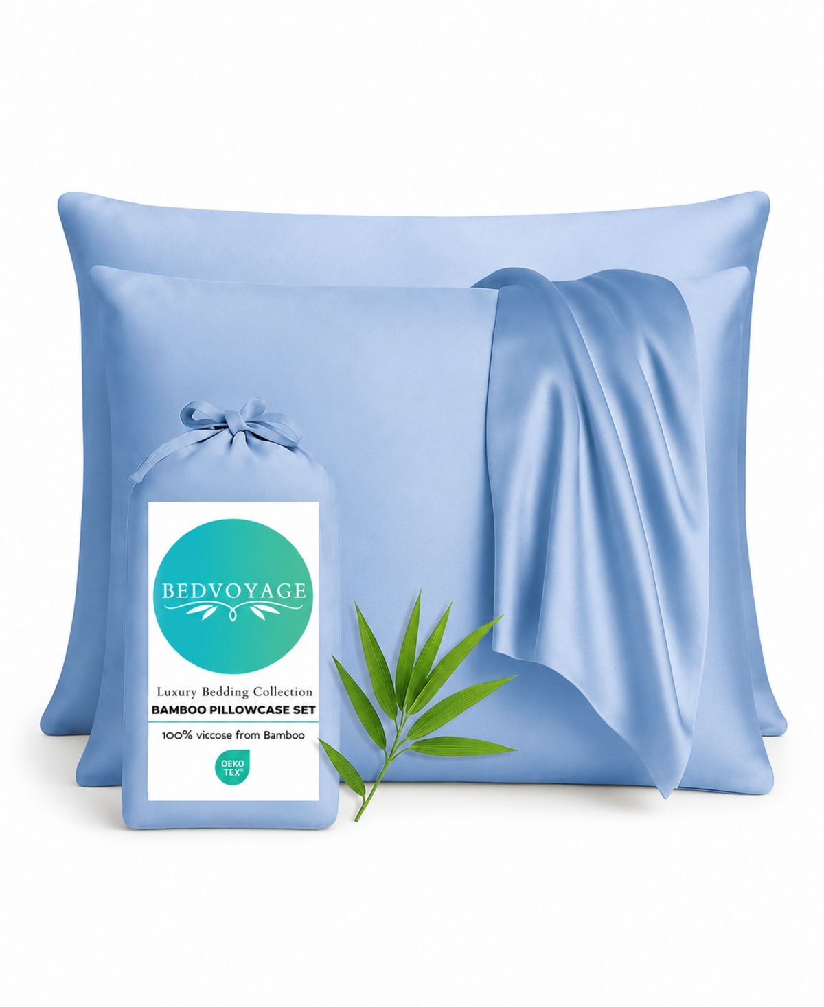 Click here for BedVoyage Luxury Rayon from Bamboo Pillowcase Pair... prices