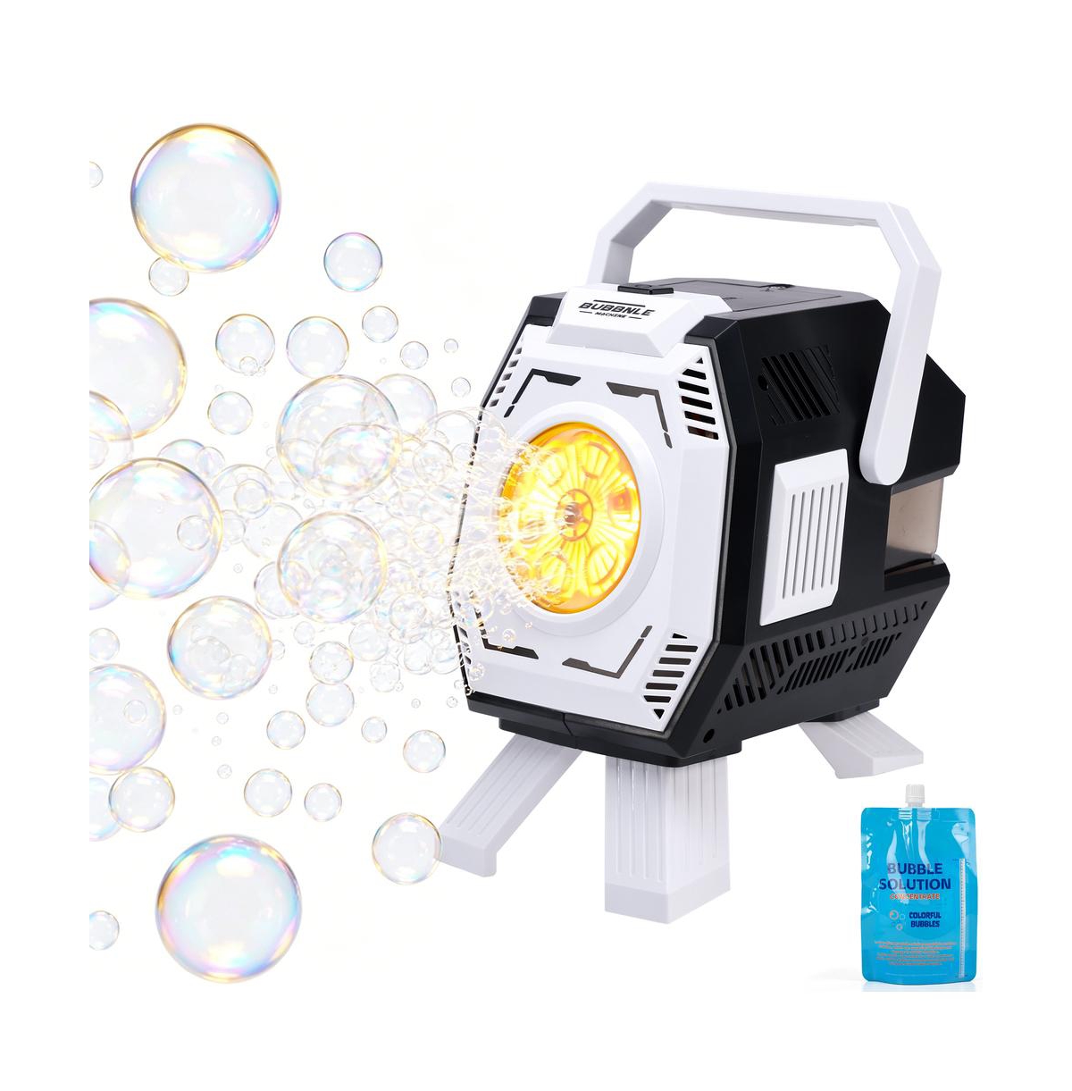 Click here for Bruce & Shark Portable Bubble Machine With Lights... prices