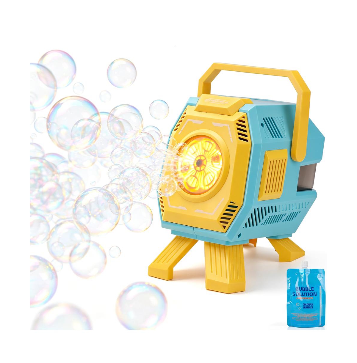 Click here for Bruce & Shark Portable Bubble Machine With Lights... prices