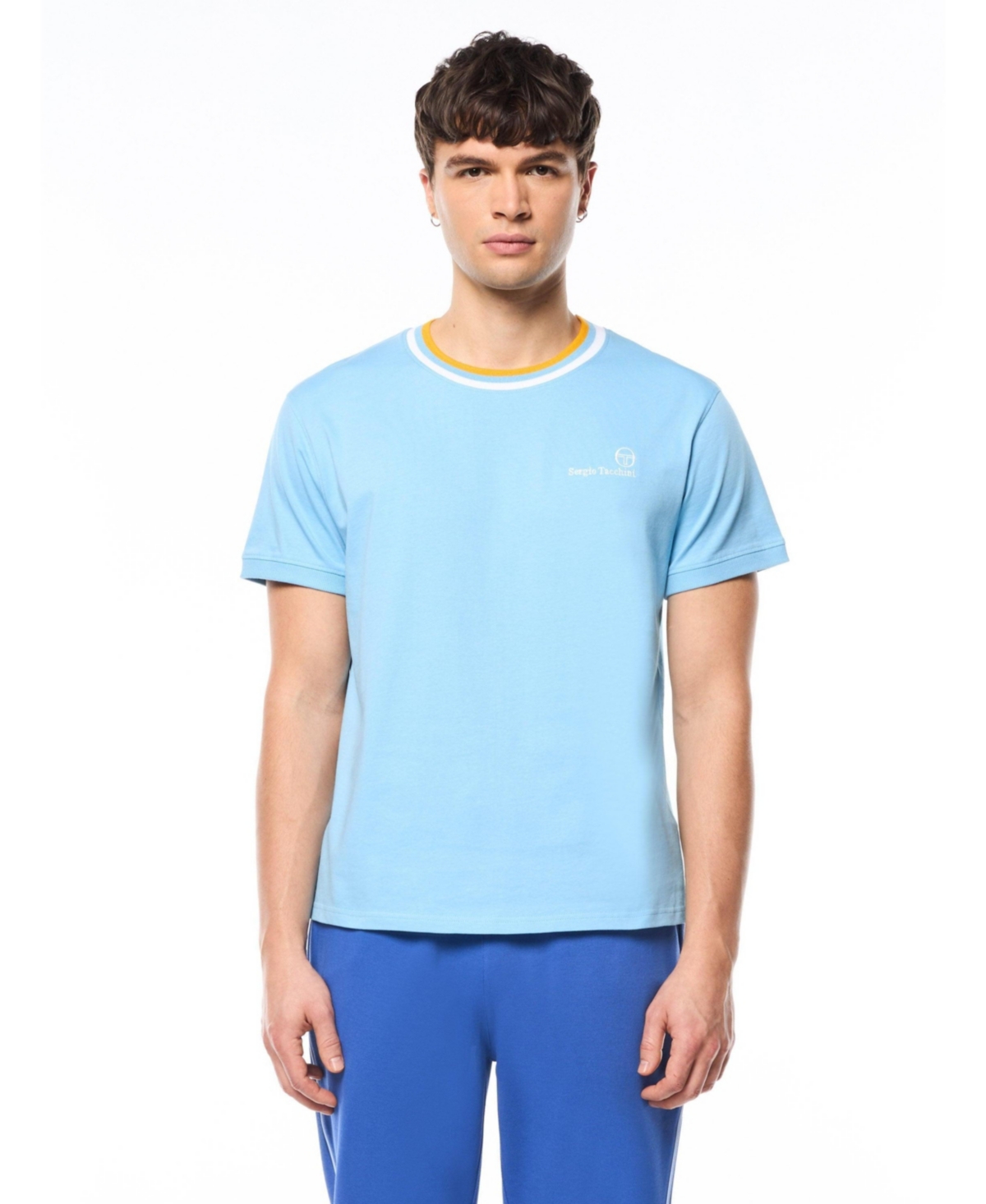 Click here for Sergio Tacchini Mens World Champion T-Shirt - Balt... prices