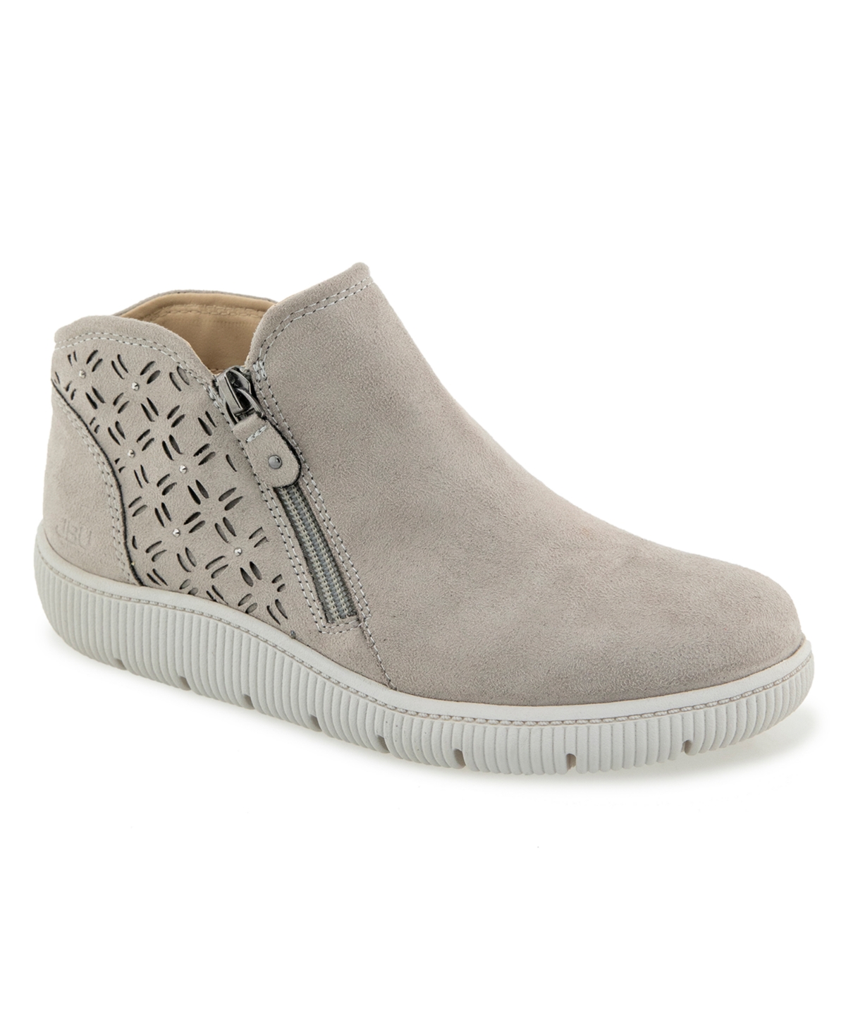 Click here for Jbu Womens Bailey Zipper Casual Booties - Taupe prices