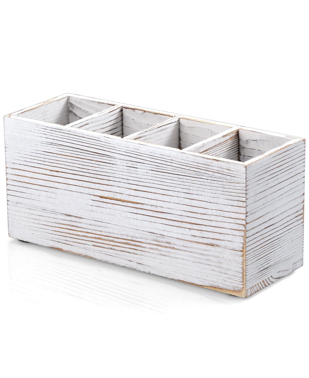 Click here for Danrong Wood Desk Organizer 4 Slot Desktop Storage... prices