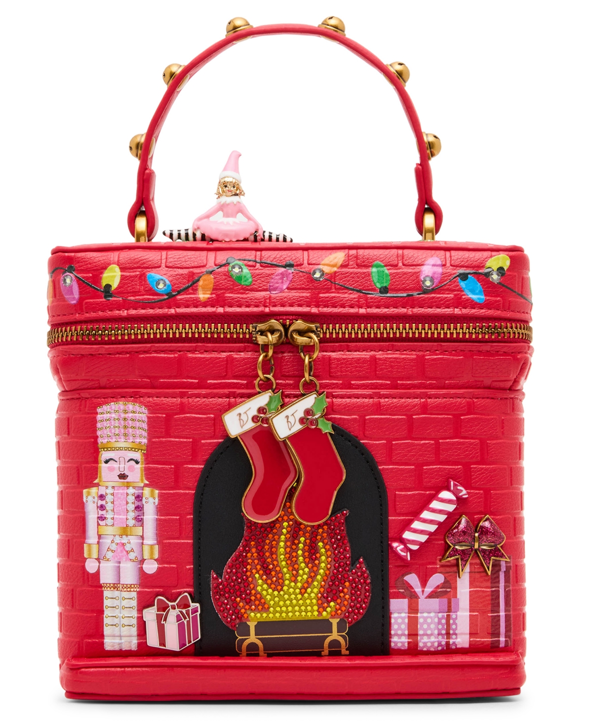 Click here for Betsey Johnson Cozy Up Light-Up Medium Crossbody H... prices