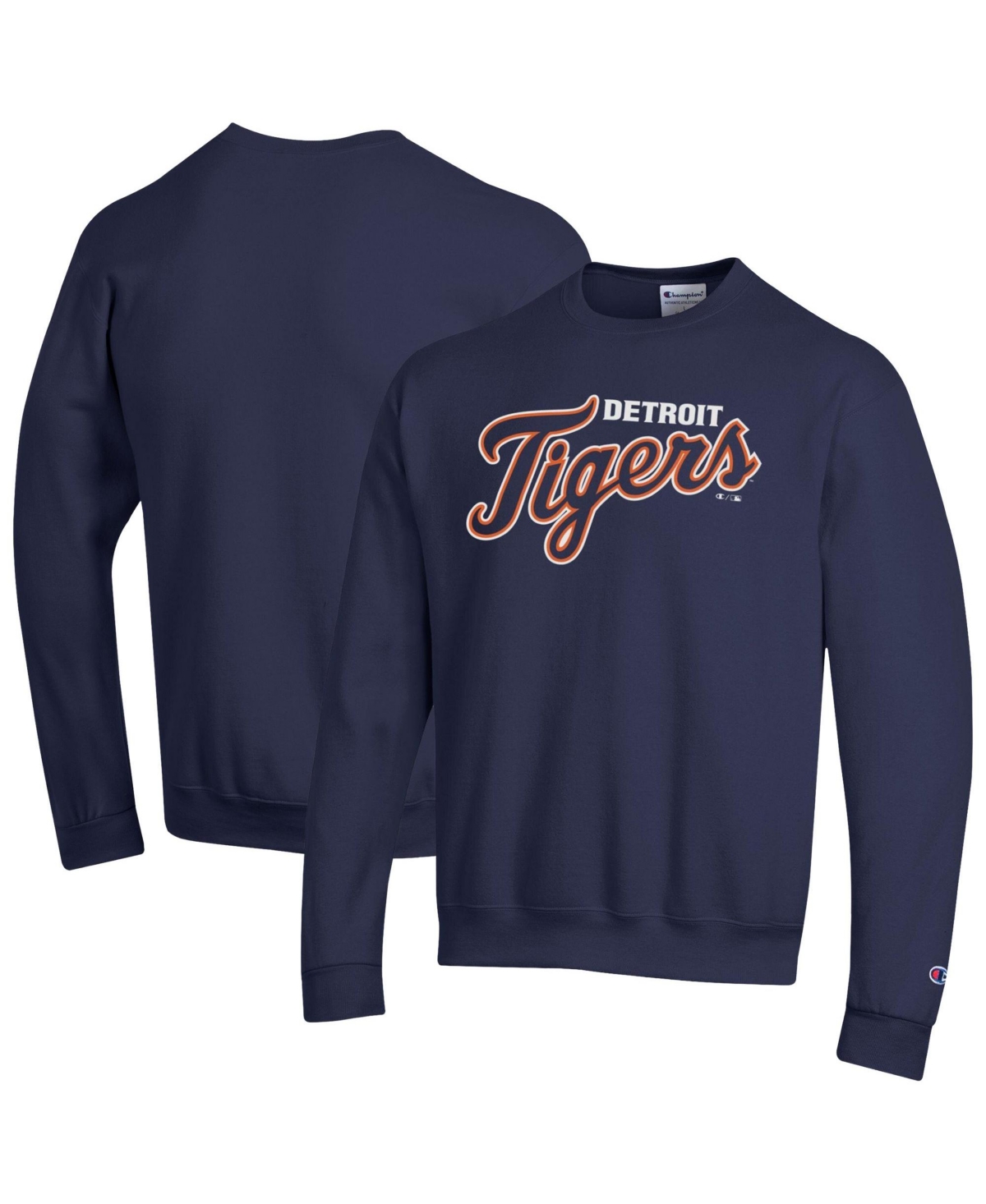 Click here for Champion Mens Navy Detroit Tigers Powerblend Wordm... prices