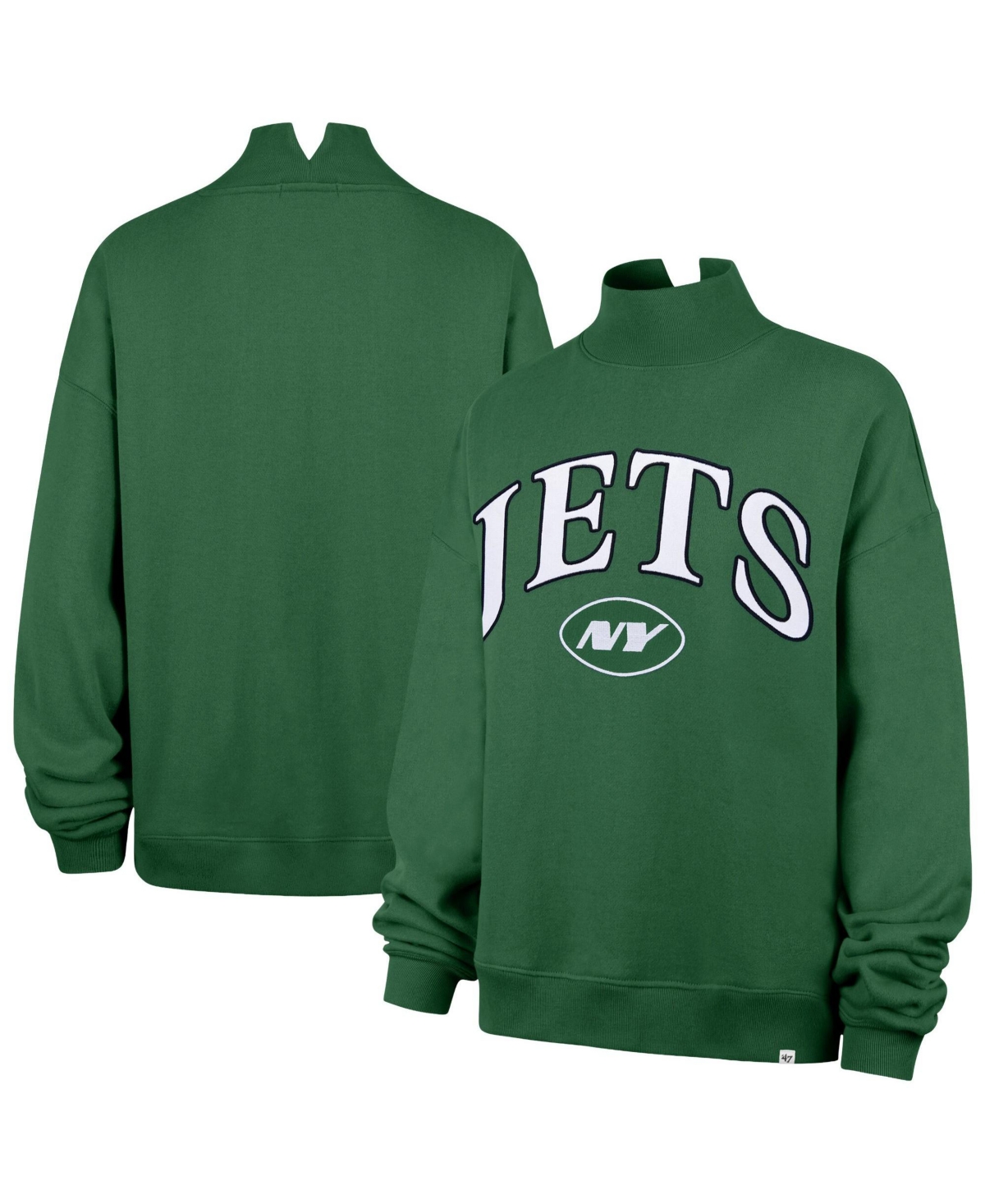 Click here for 47 Brand Womens New York Jets Vantage Mock-Neck Ov... prices