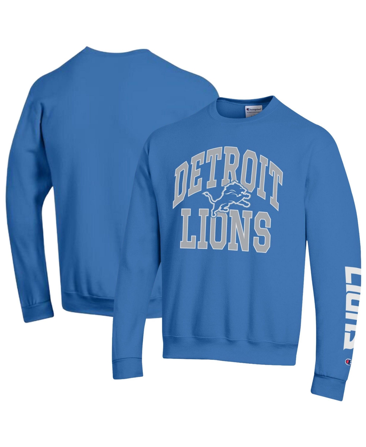 Click here for Champion Mens Detroit Lions Powerblend Crewneck Pu... prices