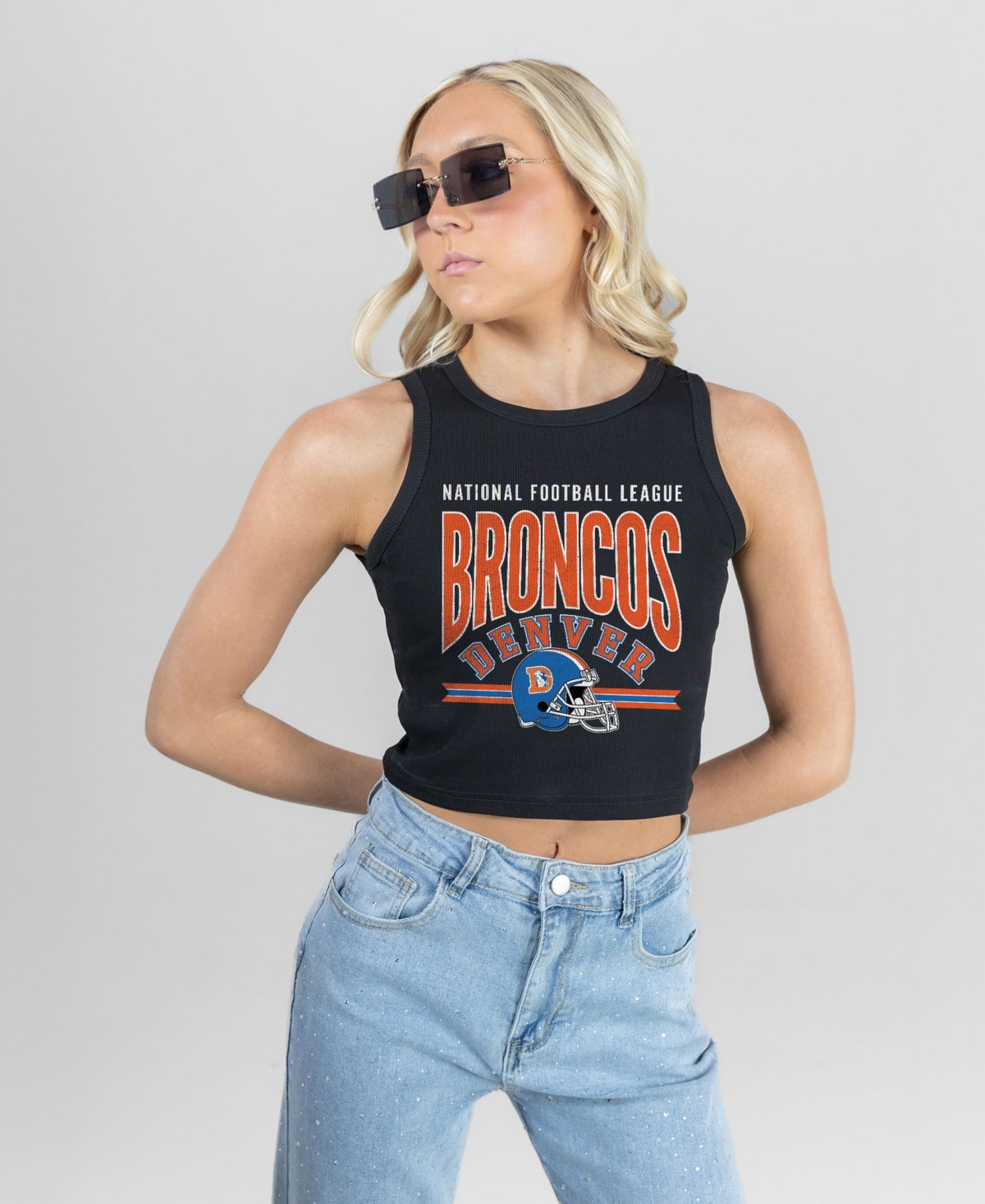Click here for Gameday Couture Womens Denver Broncos Mic Drop Rib... prices