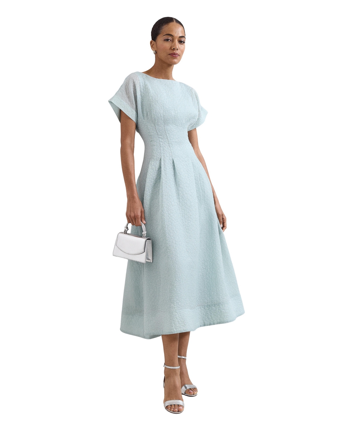 Click here for Phase Eight Womens Laya Boat Neck Midi Dress - Pal... prices