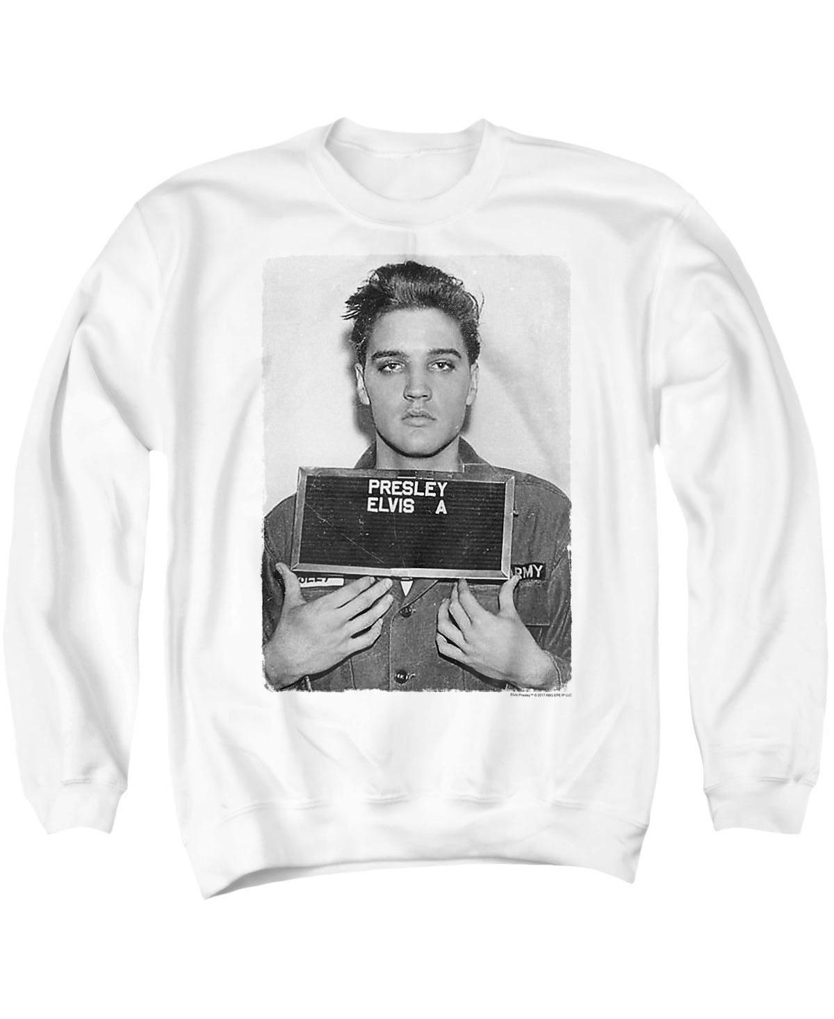 Click here for Elvis Mens Presley Army Mug Shot Graphic Cotton Cr... prices