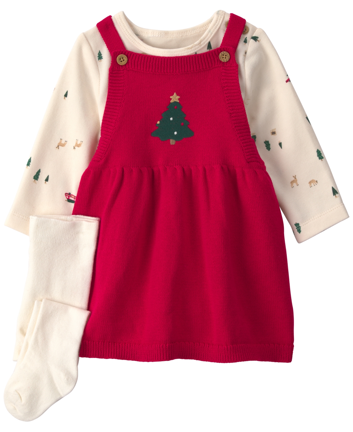 Click here for Carters Baby Girls Christmas Tree Crewneck T-Shirt... prices